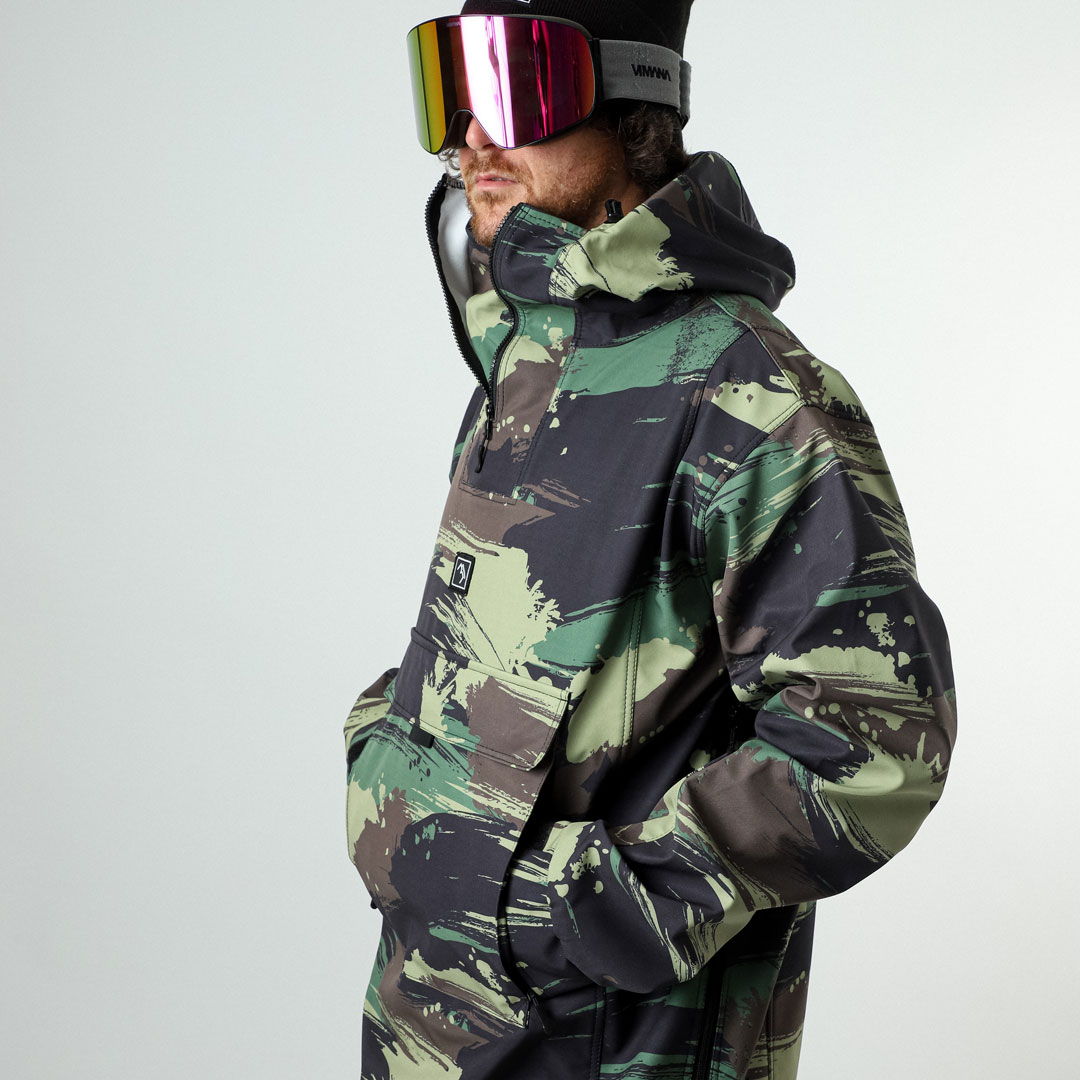 BRETHREN Access Anorak Trapper Camo - Snowboardshop